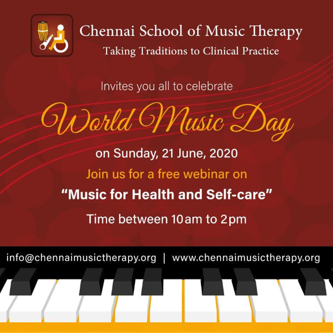 Chennai School of Music Therapy | Taking Traditions to Clinical ...